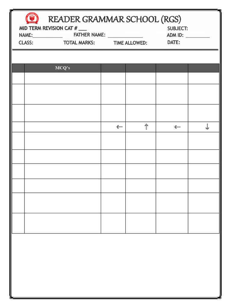 Mid Term Rev Cat 2 Computer Grade 5 | PDF | Control Key | Computer Keyboard