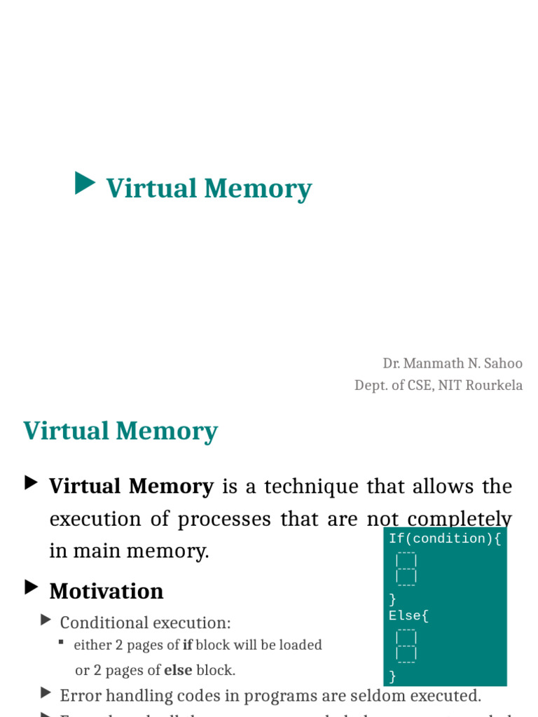 8virtual Memory | PDF | Computer Engineering | Computing