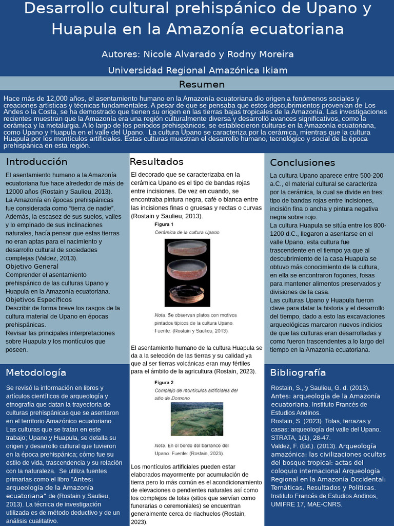 Culturas Upano y Huapula en la Amazonía | PDF | Era precolombina | Ecuador