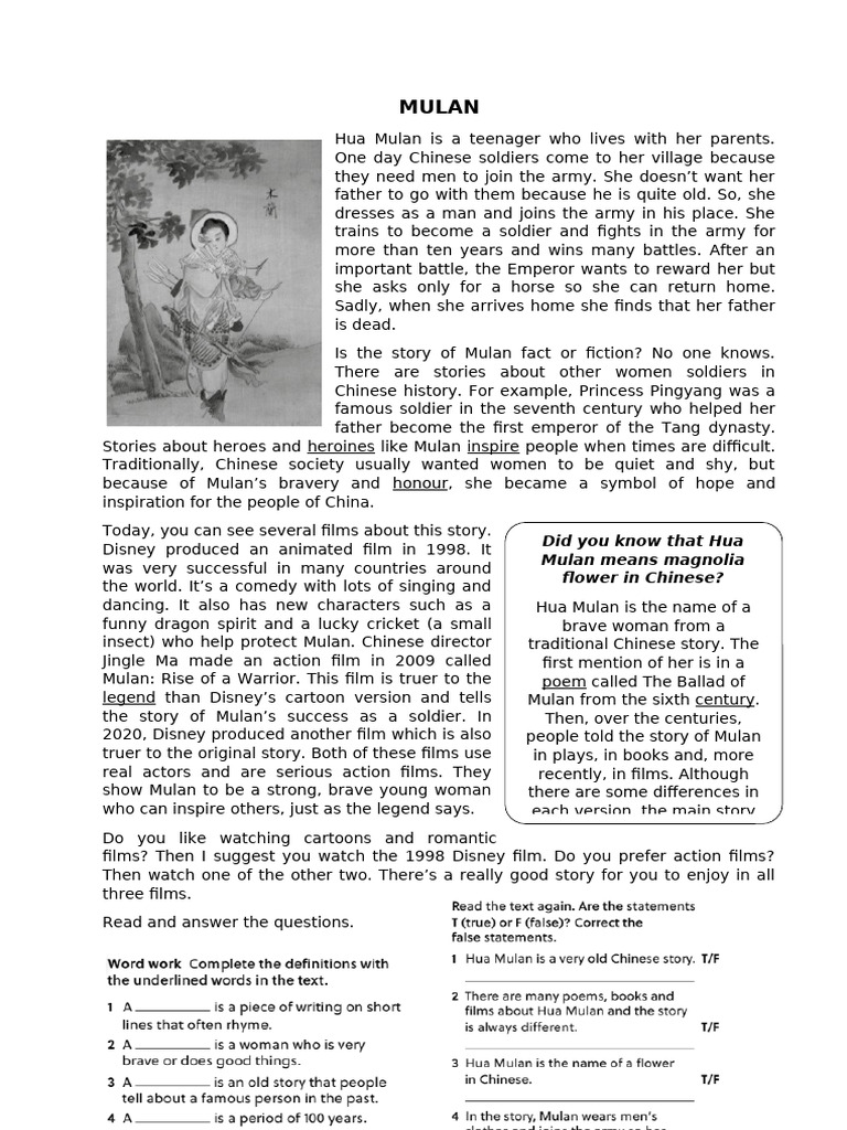 Mulan | PDF