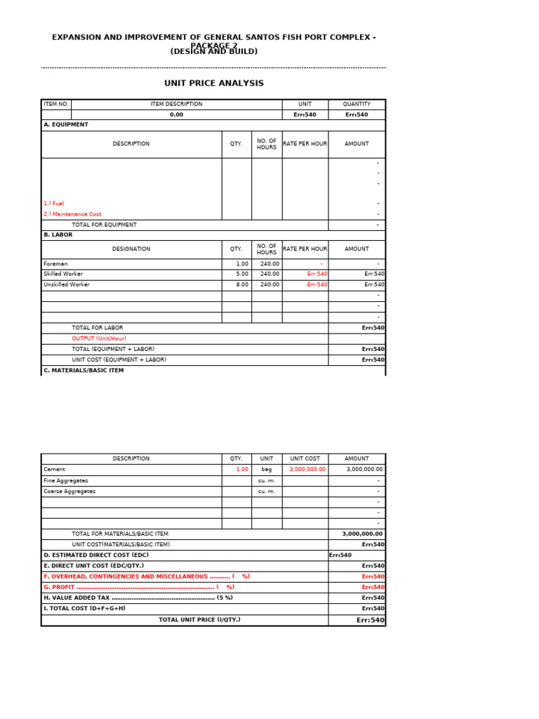 PFDA DUPA Sample | PDF | Labour Economics | Cost
