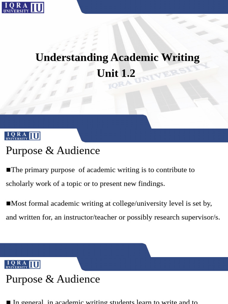 Understanding Academic Writing 1.2 | PDF | Art | Self-Improvement