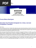 Mission Letter - LAHBIB | PDF | European Union | Emergency Management