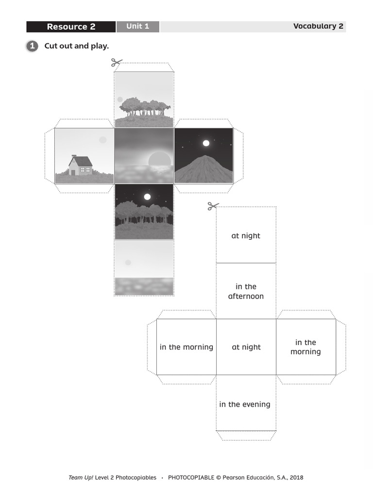Level 2 Vocabulary Photocopiables | PDF