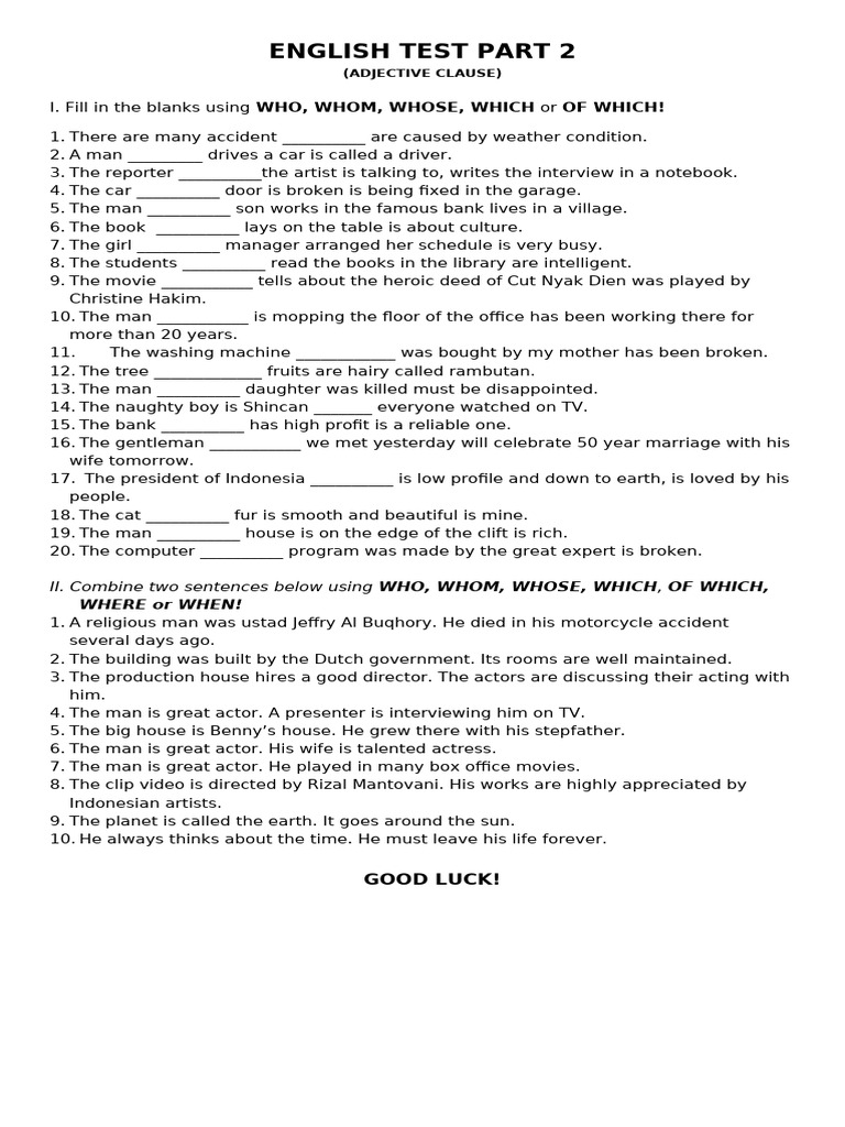 Relative Pronoun | PDF | Language Arts & Discipline | Home & Garden