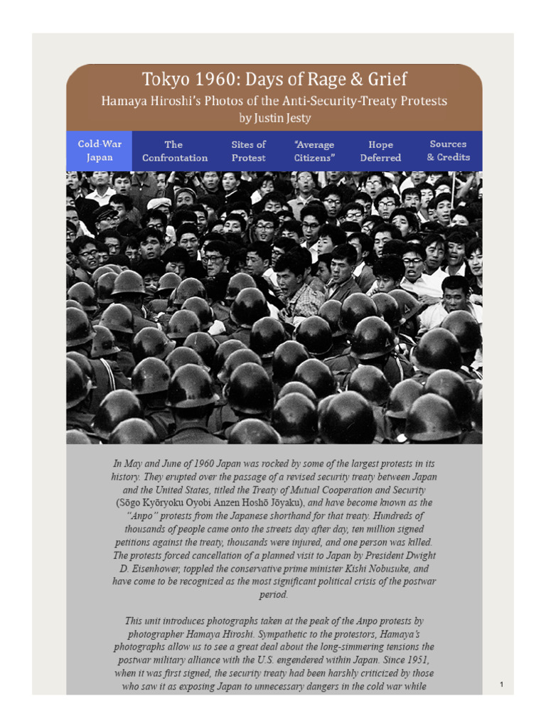 Anpo Protest | PDF | Empire Of Japan | Japan