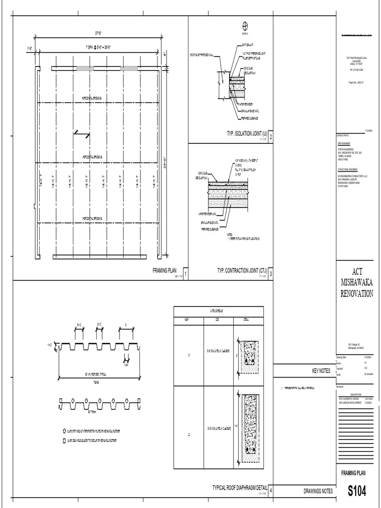 Framing Plann | PDF | Building Materials | Architectural Elements