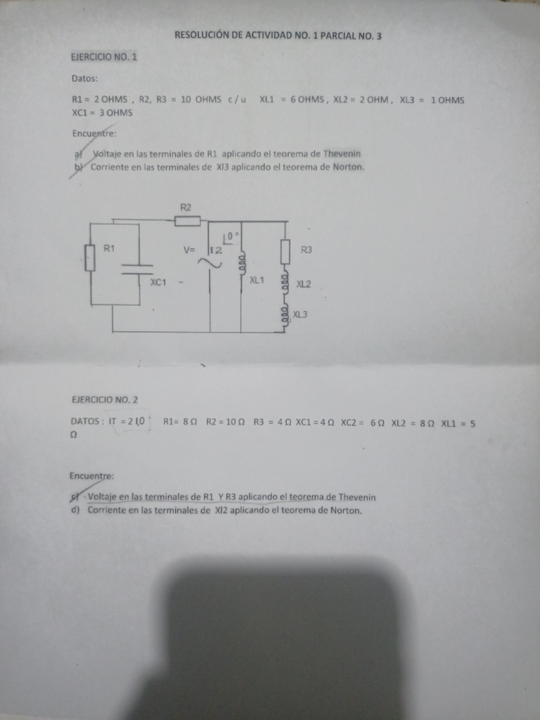 Thevenin y Norton - ANA PAULA MIRANDA PADILLA - 23300841 - 3I2 | PDF ...
