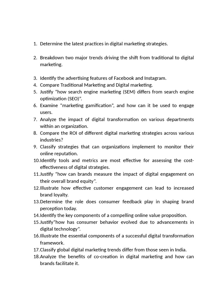 DSMM Ese QB | PDF | Digital Marketing | Marketing