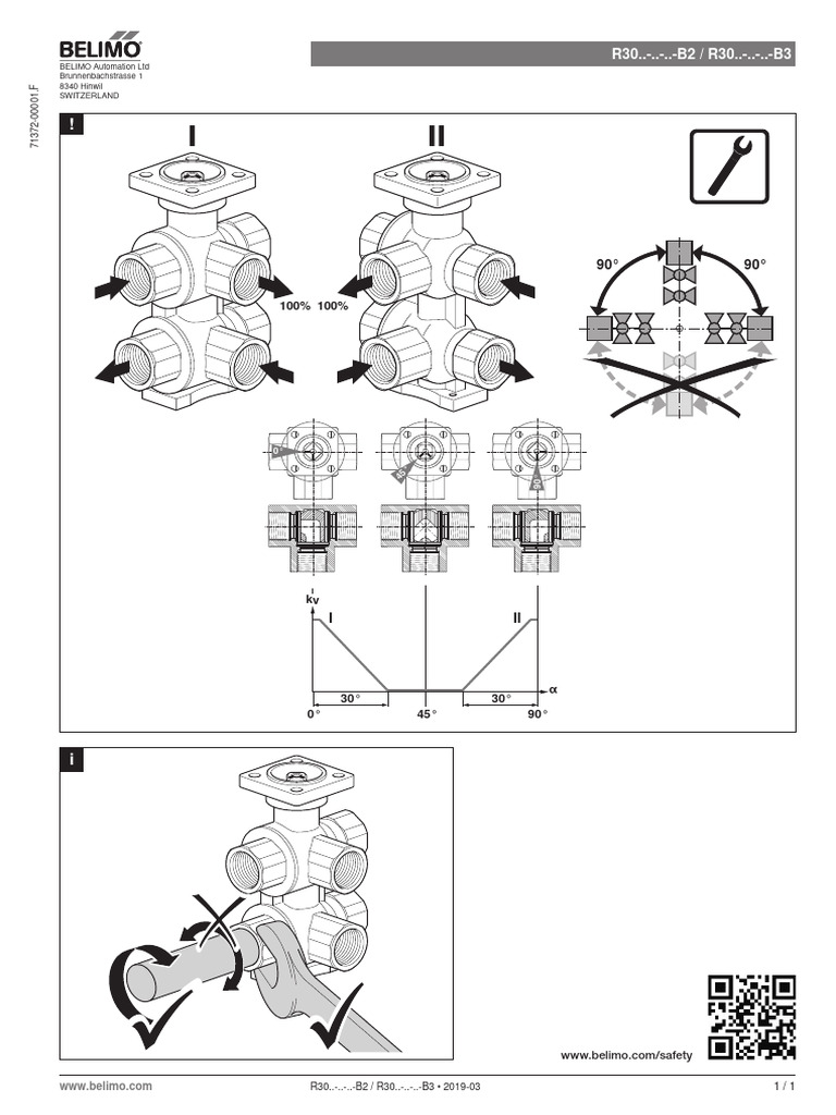 Belimo - R30 - B2 - R30 - B3 - Installation-Instructions | PDF