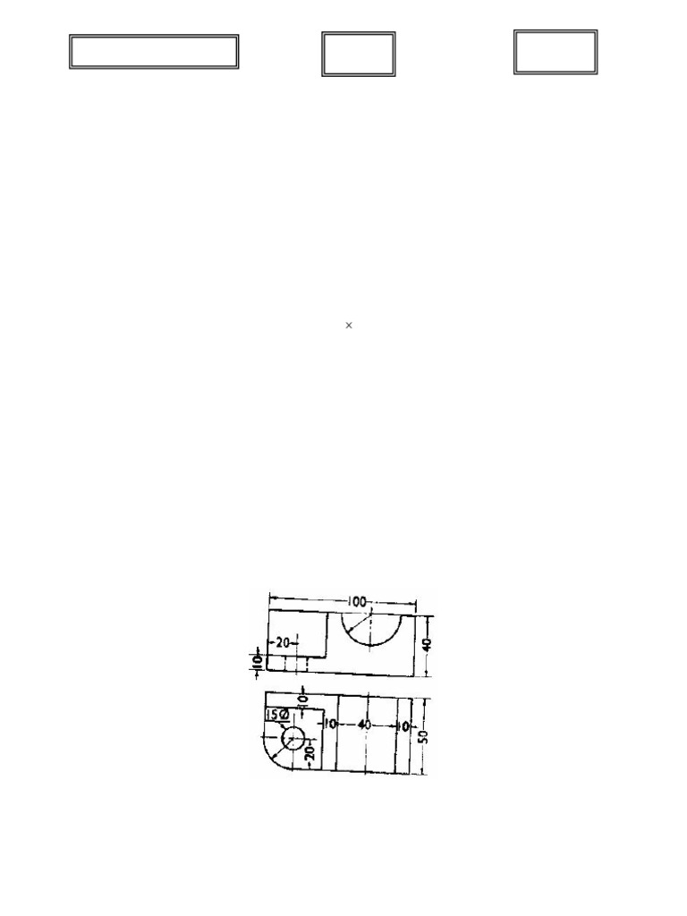 Engineering Drawing Exam Questions | PDF | Ellipse | Geometric Shapes