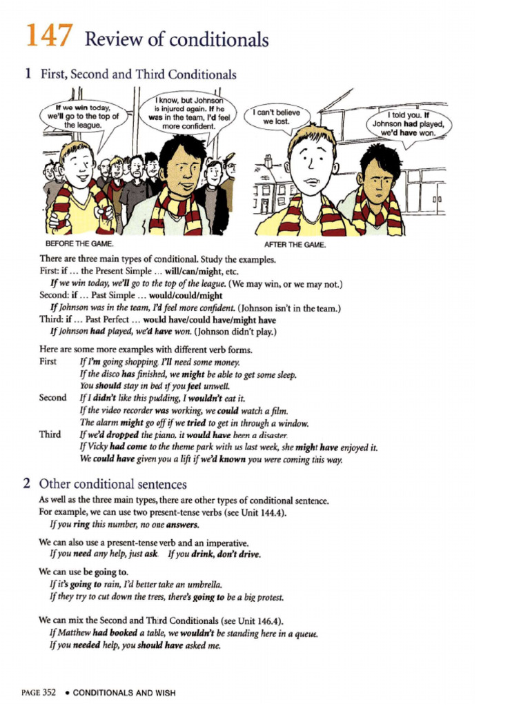 Review-Conditionals and Wishes | PDF