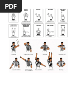 Basketball Hand Signals | PDF | Sports Rules And Regulations | Sports