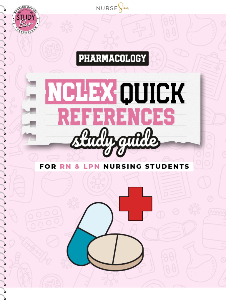 Pharmacology Study Guide | PDF | Diseases And Disorders | Clinical Medicine