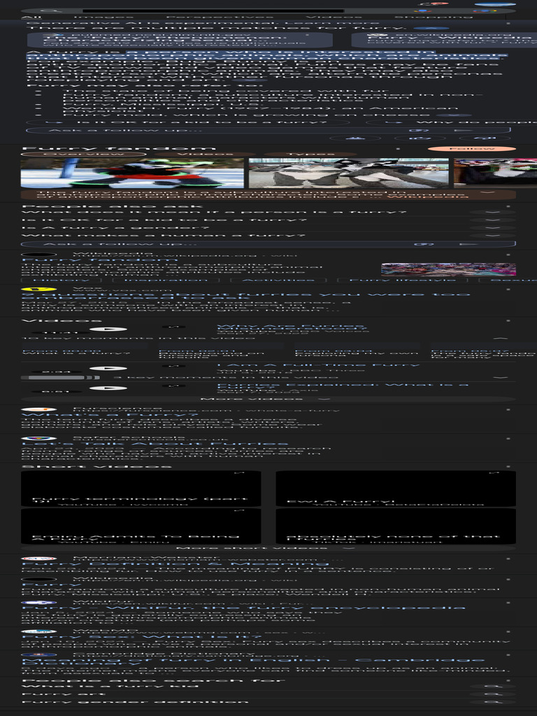 furry - Google Search | PDF | Fandom