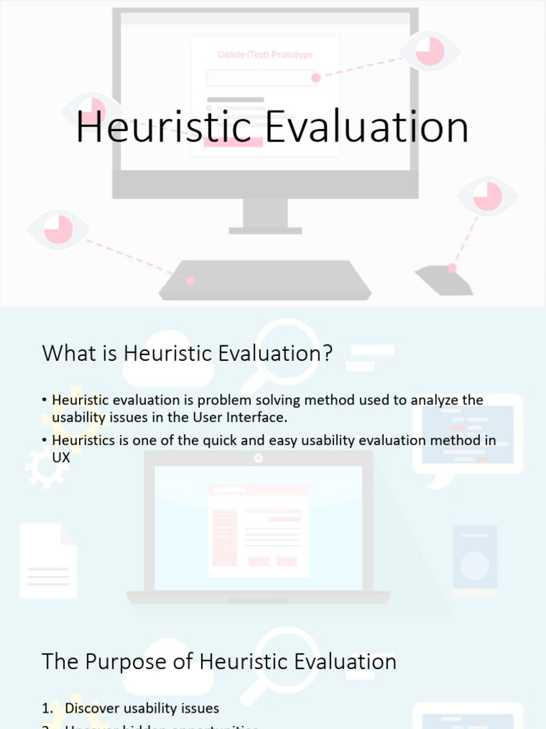 Hci Heuristic Evaluation Slides | PDF | Usability | User Interface