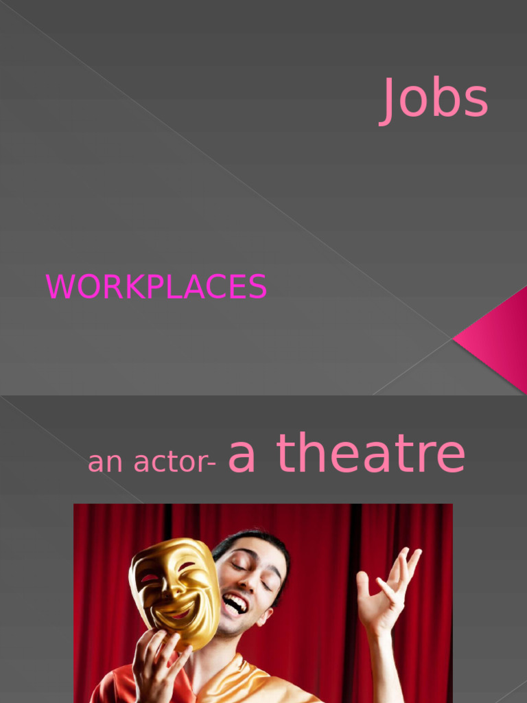 Jobs and Their Workplaces Examples | PDF