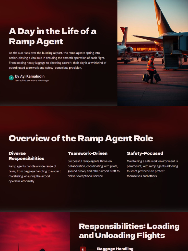 Sa Esp 8 (Ramp Agent) | PDF