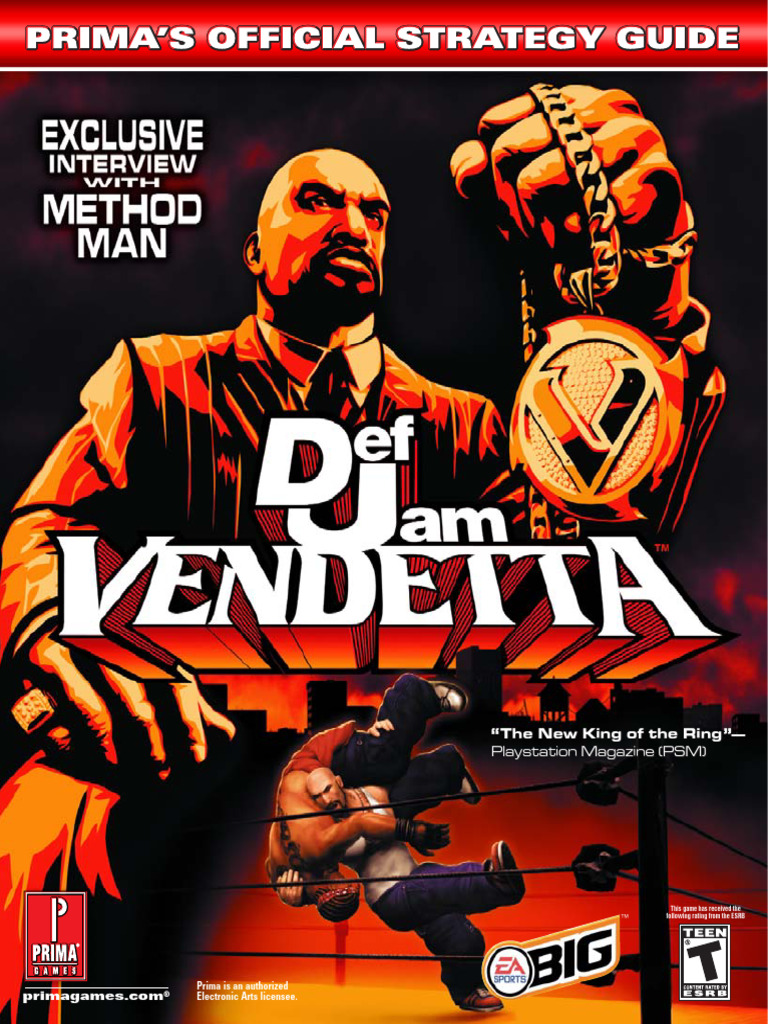 Retro Game Strategy Guides - Def Jam - Vendetta (Primas Official ...