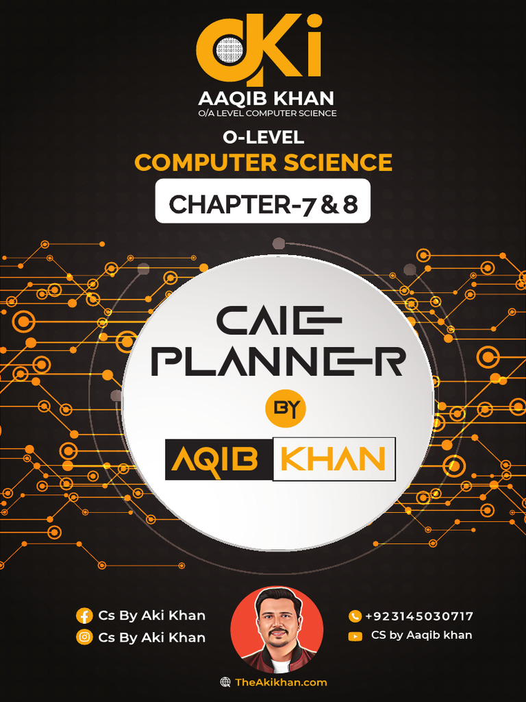 O-Level CS Planner by Aqib Khan | PDF | Computer Science | Computing