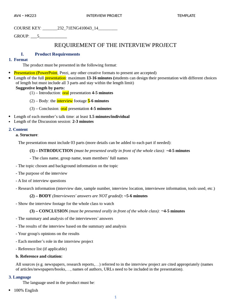 Phase 1 - Nhóm 5 - L14 - Branstorminh Topic | PDF | Interview | Human Communication