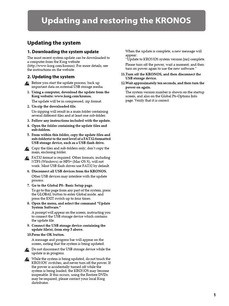 KRONOS Update and Restore E2 | PDF | Computer File | Installation ...