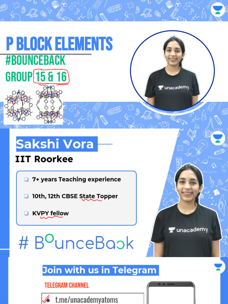 Group 15 & 16 P Block Elements Overview | PDF | Nitric Acid | Ammonia