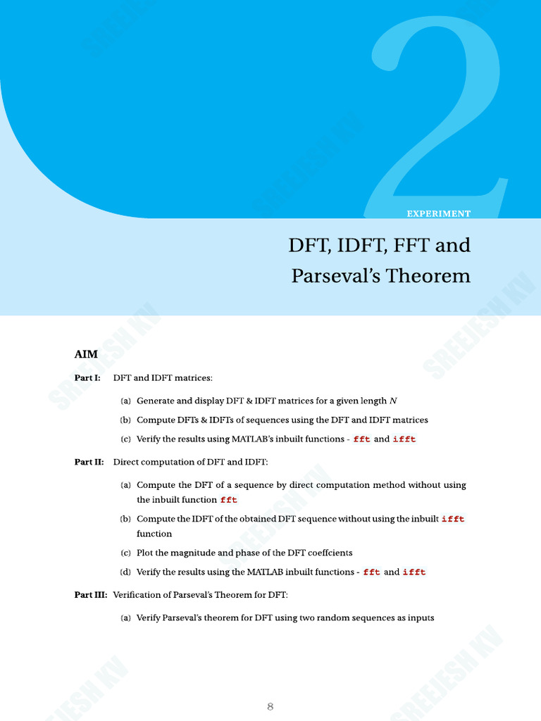 DSP LAB Expt2 | PDF
