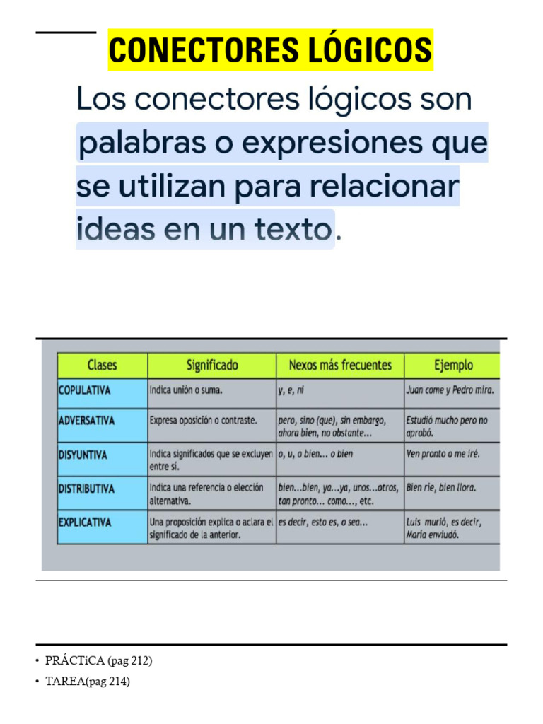 Conectores Lógicos 1 | PDF