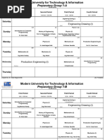 2025 NED MSCE MOCK TIMETABLE | PDF | Science