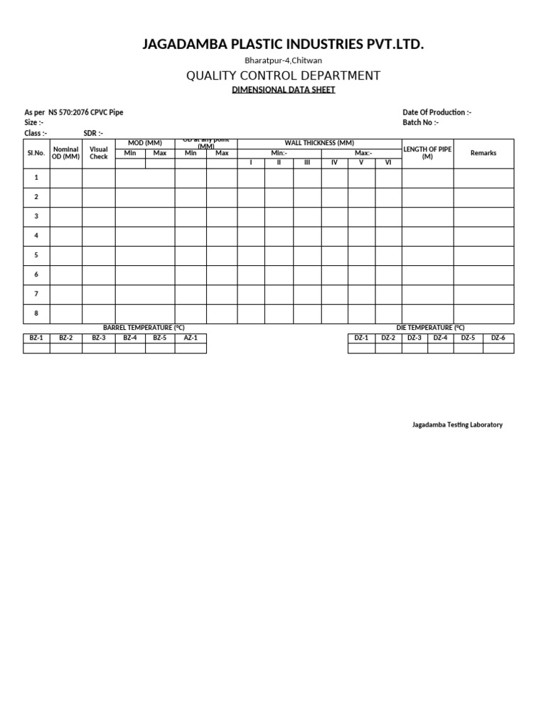 CPVC Pipe Test Report Overview | PDF | Pipe (Fluid Conveyance ...