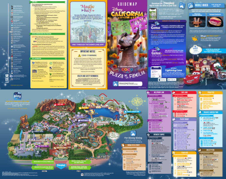 Guide Map DCA 090222 | PDF | Disneyland