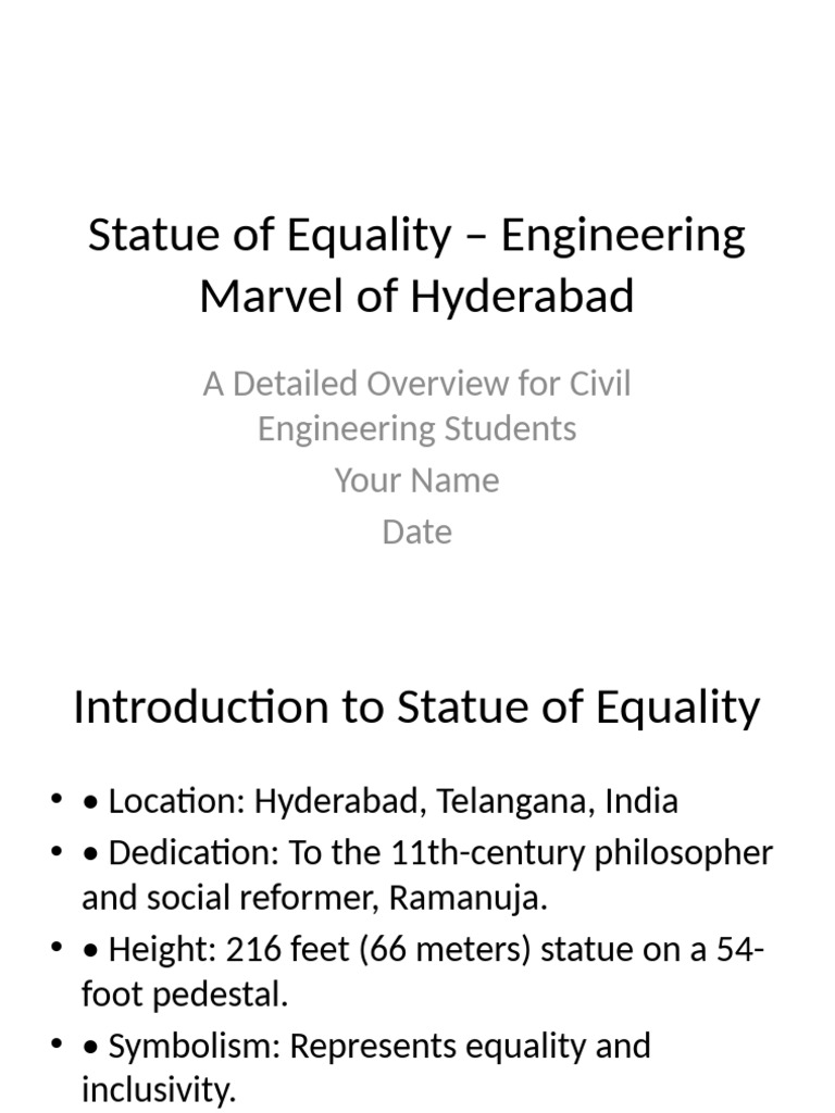 Statue of Equality: Engineering Overview | PDF | Concrete | Efficient ...
