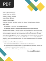 Eyewitness Report Format Guide | PDF