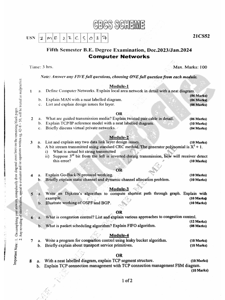 Cn Previous Year Paper 2022 Scheme Pdf 