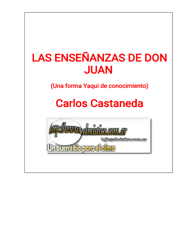 01 - LAS ENSEеANZAS DE DON JUAN | PDF