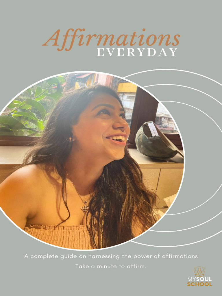 Affirmation Guidebook | PDF | Law Of Attraction (New Thought) | Thought