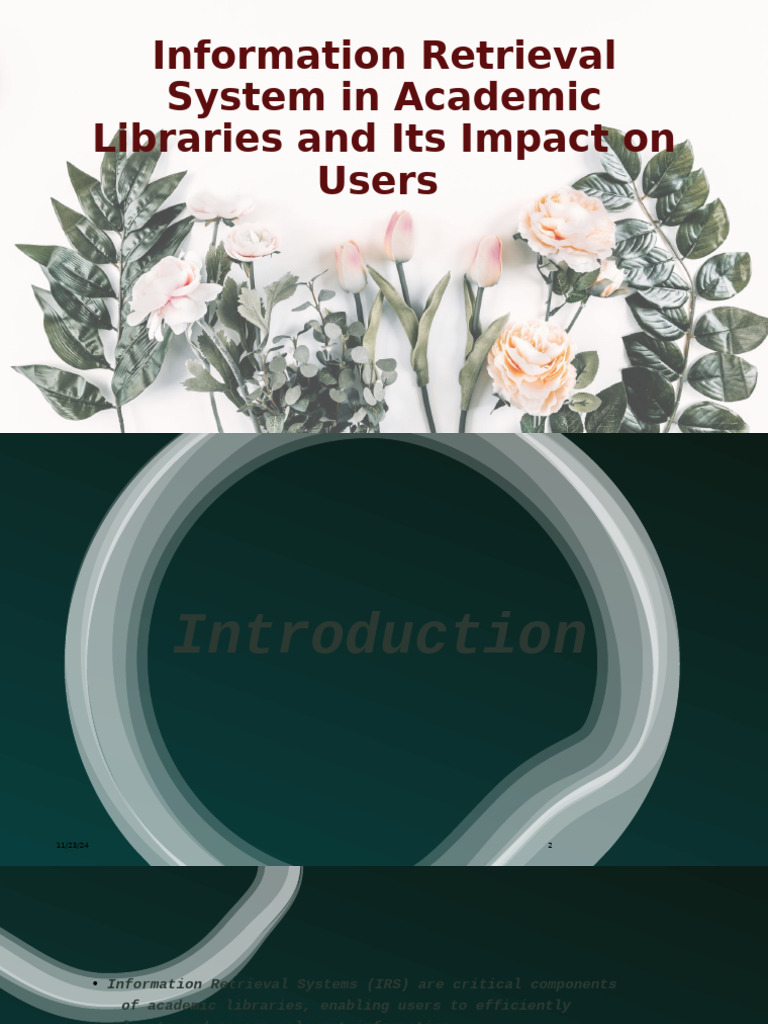 Information Retrieval System Pdf Information Retrieval Databases