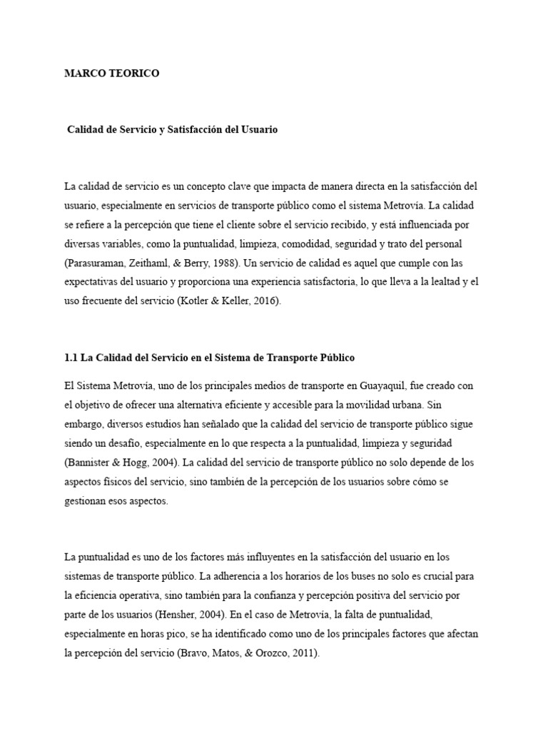 Marco Teorico Adm C | PDF | Transporte | Transporte público