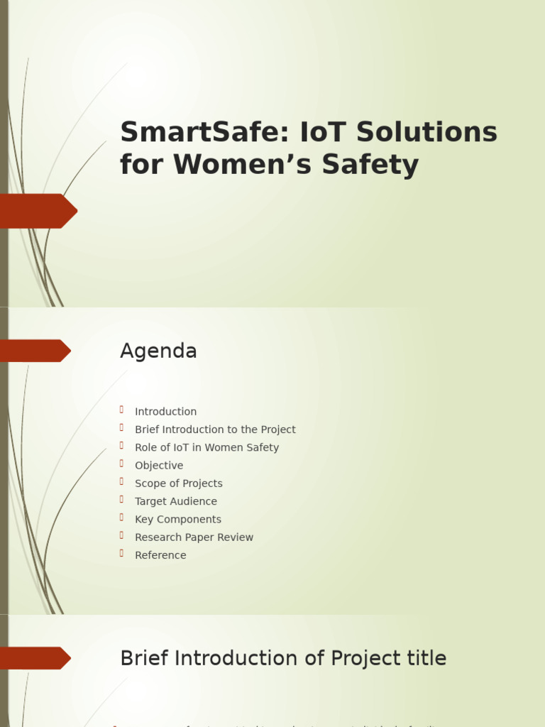 Women Safety Project SPIT | PDF | Internet Of Things | Violence
