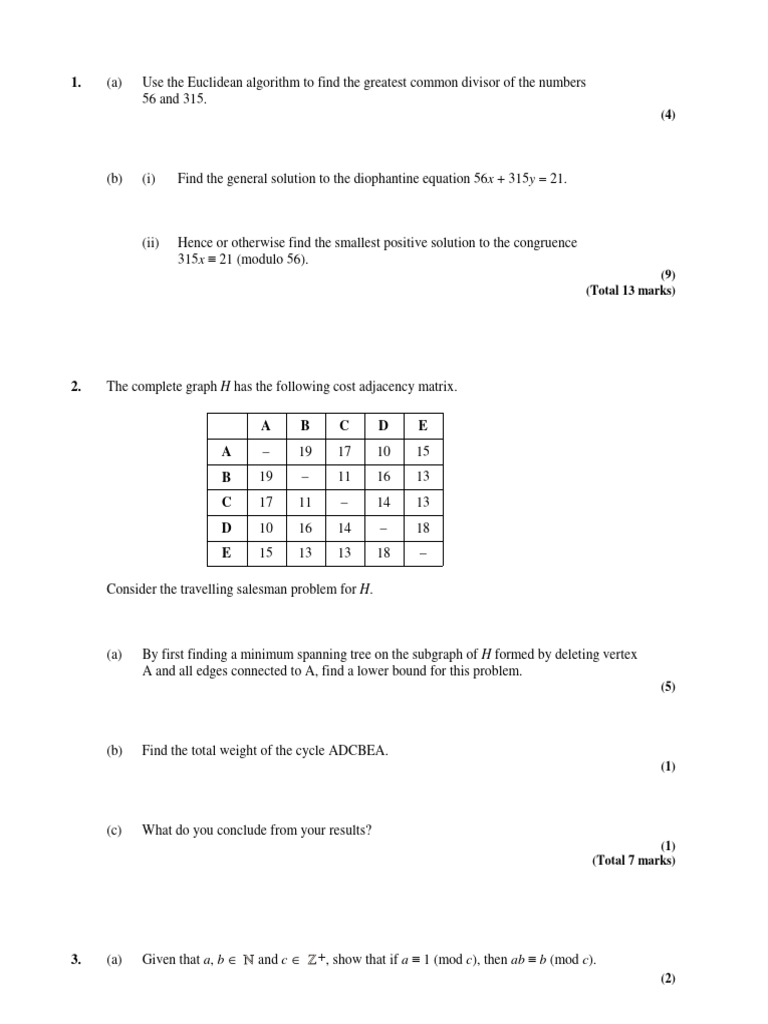 Discrete Math Full WS | PDF | Vertex (Graph Theory) | Discrete Mathematics