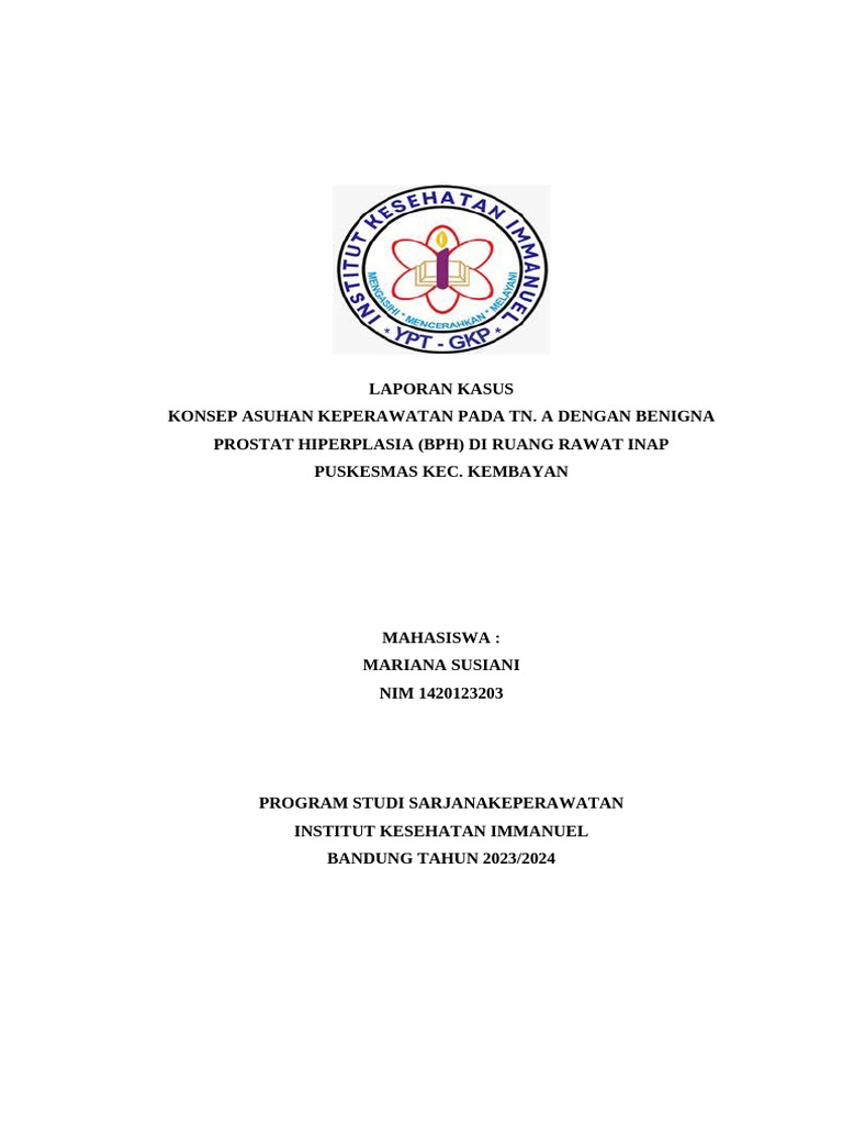 LK BPH Puskesmas Kembayan | PDF