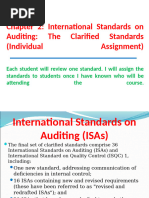 List of ISA Standards | PDF | Audit | Financial Audit