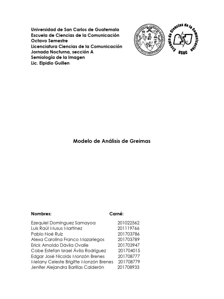 Modelo de Greimas | PDF | Lingüística | Semiótica