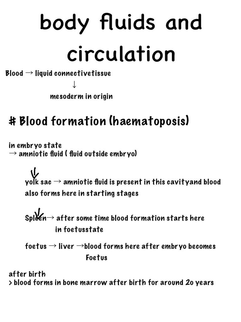 Body Fluids and Circulation | PDF | White Blood Cell | Blood
