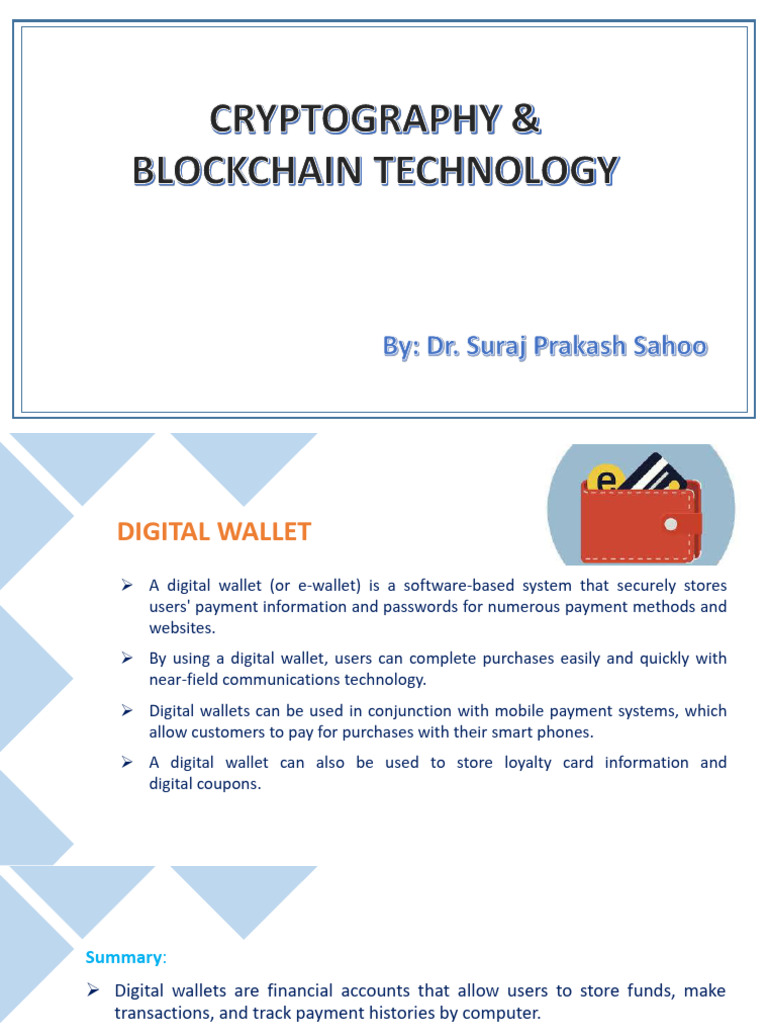Class23 Digital wallets | PDF | Cryptocurrency | Mobile Device