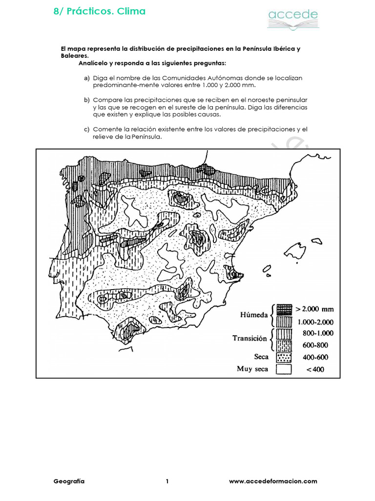 Ejercicios Clima 2 | PDF | Clima | Física Aplicada e Interdisciplinaria