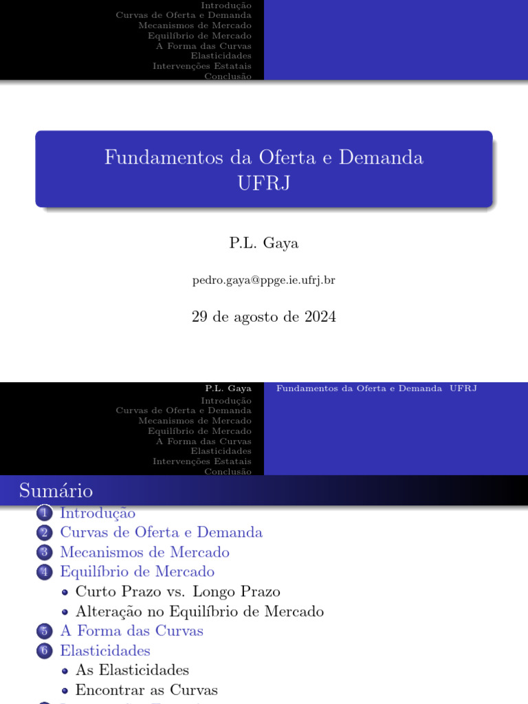 Fundamentos Da Oferta e Demanda | PDF | Oferta e procura | Demanda