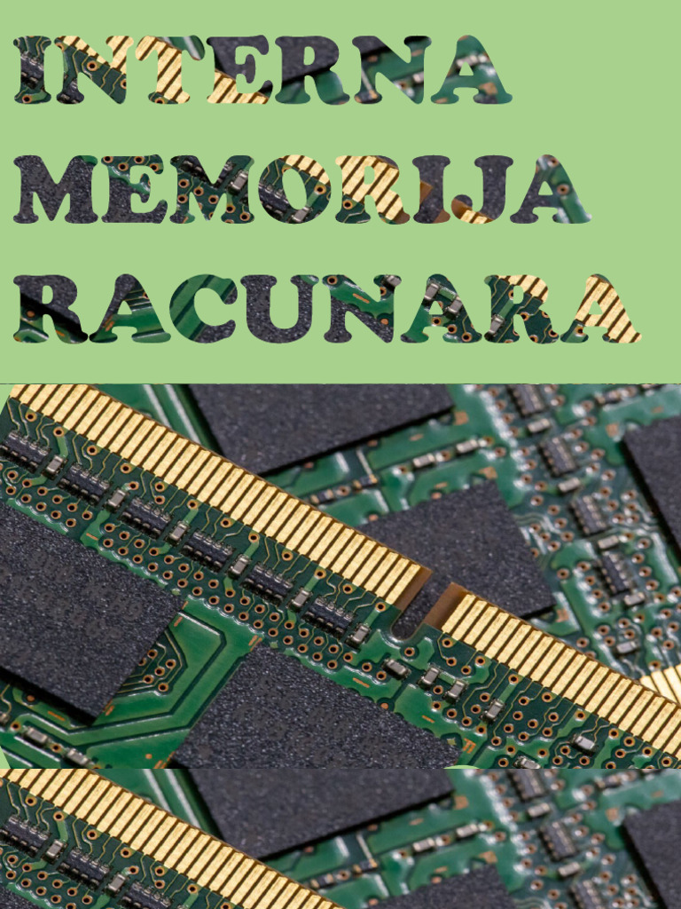 Interna Memorija Racunara | PDF
