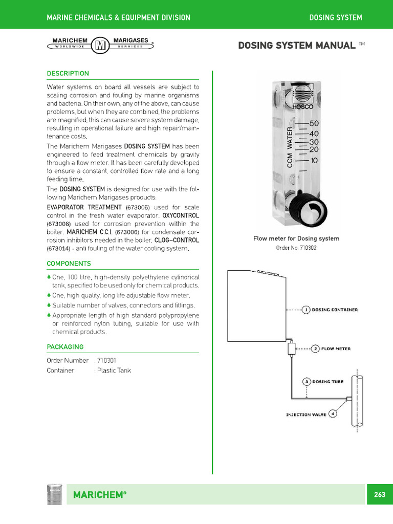 Dosing System Manual | PDF